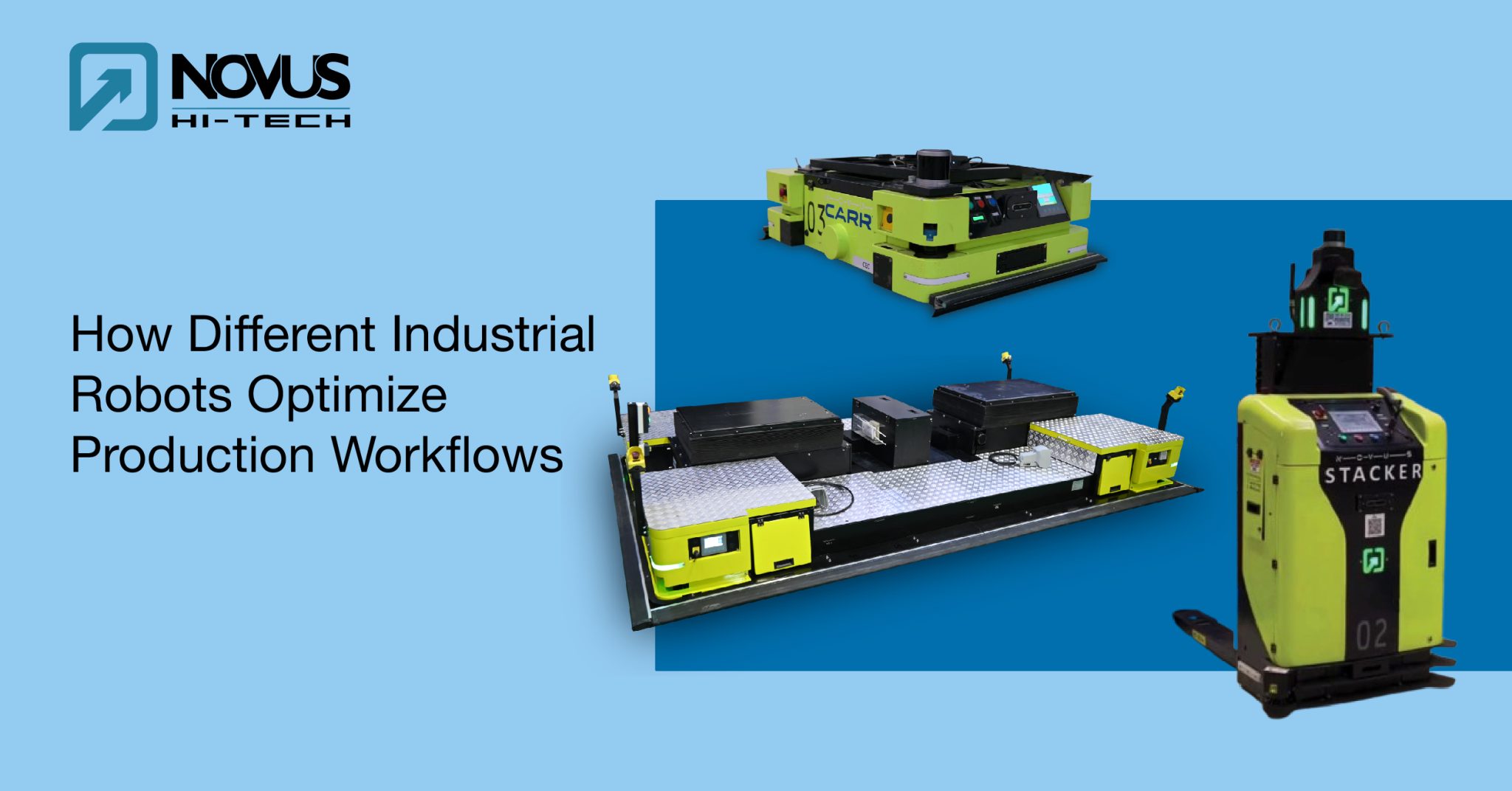 Mobile Robot Manufacturer | AMRs, AGV & ADAS | Novus Hi-Tech